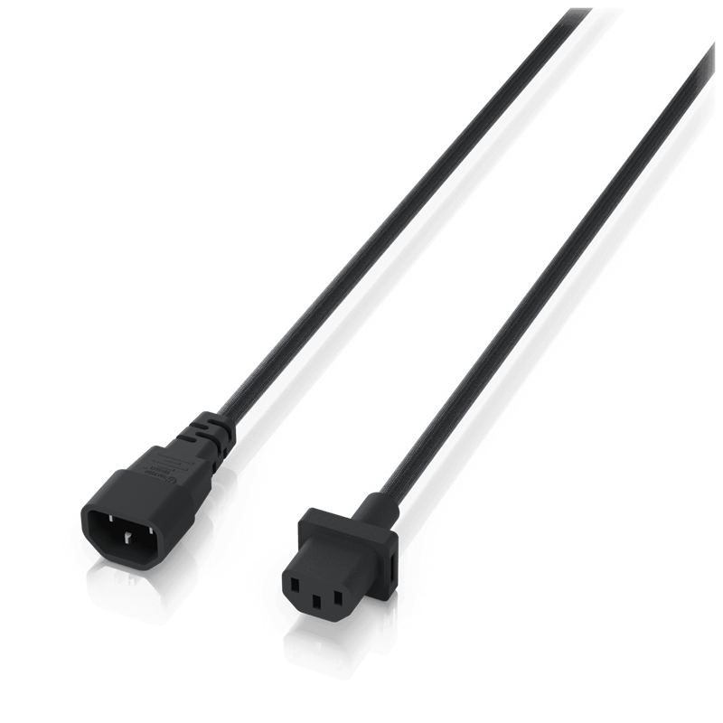 C13 naar C14 stroomkabel, 1,8 m, 10A/250V.